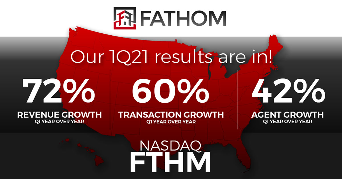 Fathom Holdings Reports First Quarter 2021 Results - Fathom Realty Careers